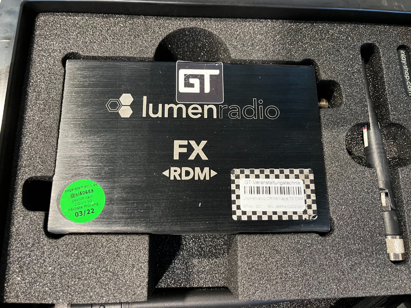 LumenRadio CRMX Nova FX inkl. Case | 395 EUR - Gebrauchte-Veranstaltungstechnik.de - Der ...